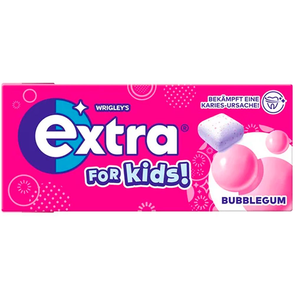 Жевательная резинка Extra Kids: ванильный бабл гам без сахара | Купить ...
